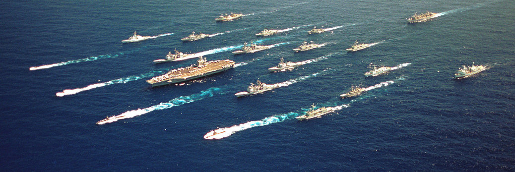 Carrier Strike Group Three (CSG-3), Third Fleet members stationed in ...