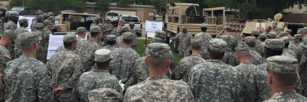 ADC, 215th Brigade Support Battalion members communicate on RallyPoint