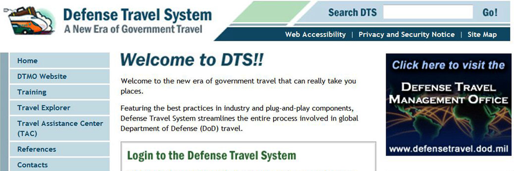 Military members and veterans who hold a Defense Travel System (All ...