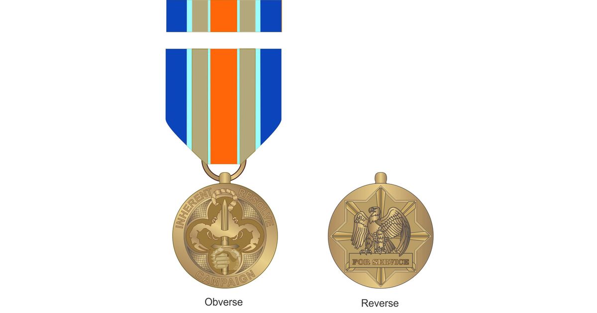 Award rules set for Inherent Resolve Campaign Medal | RallyPoint