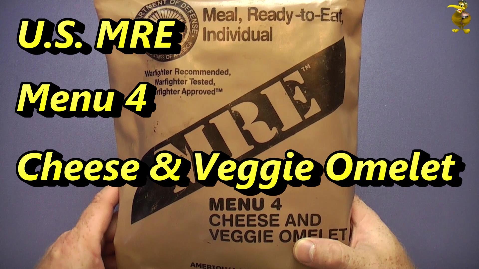 MRE Review - Menu 4 - Cheese & Veggie Omelet (2008) | RallyPoint