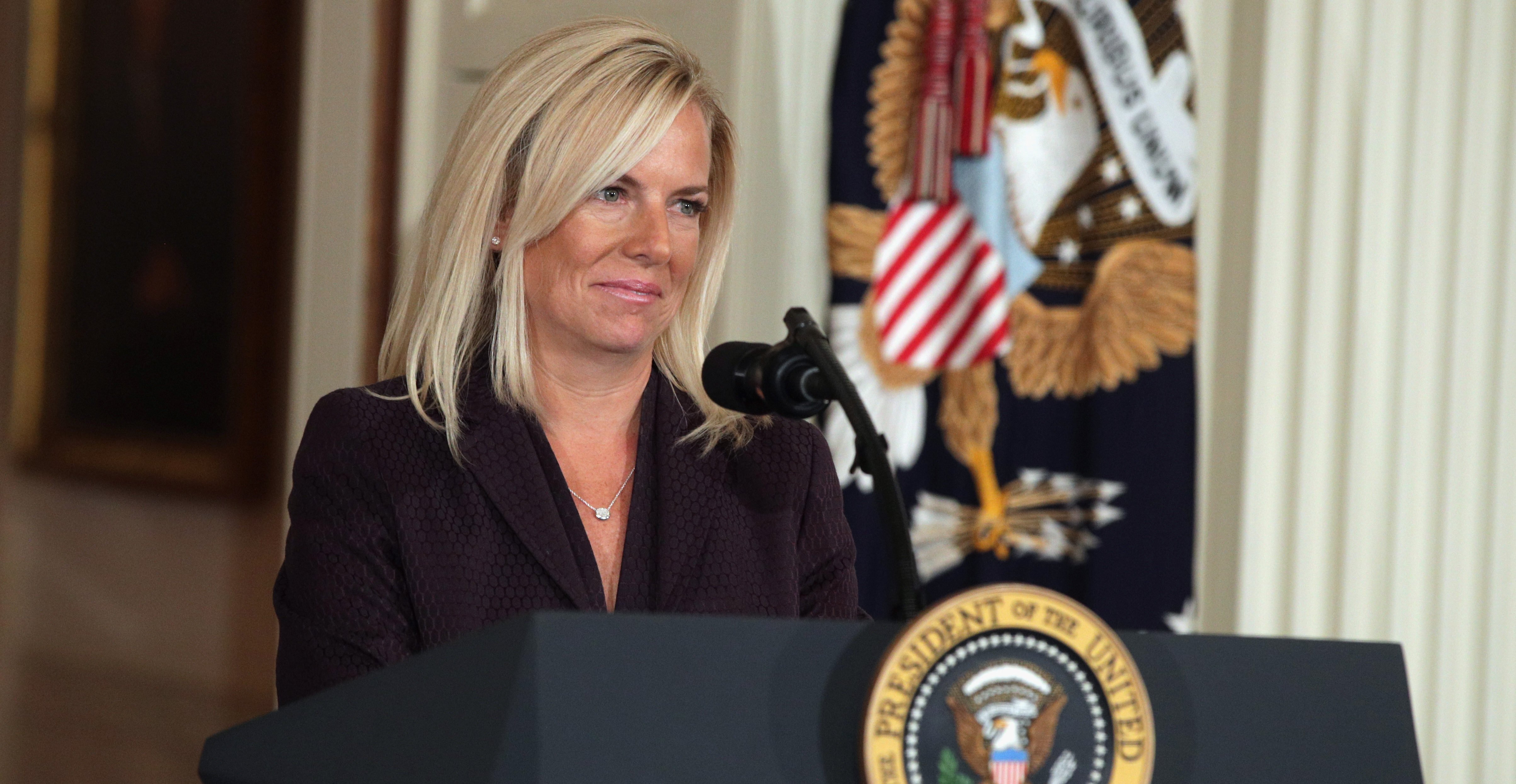 DHS Secretary Claims Under Oath: 'I Did Not Hear' Trump Say 'S**thole ...