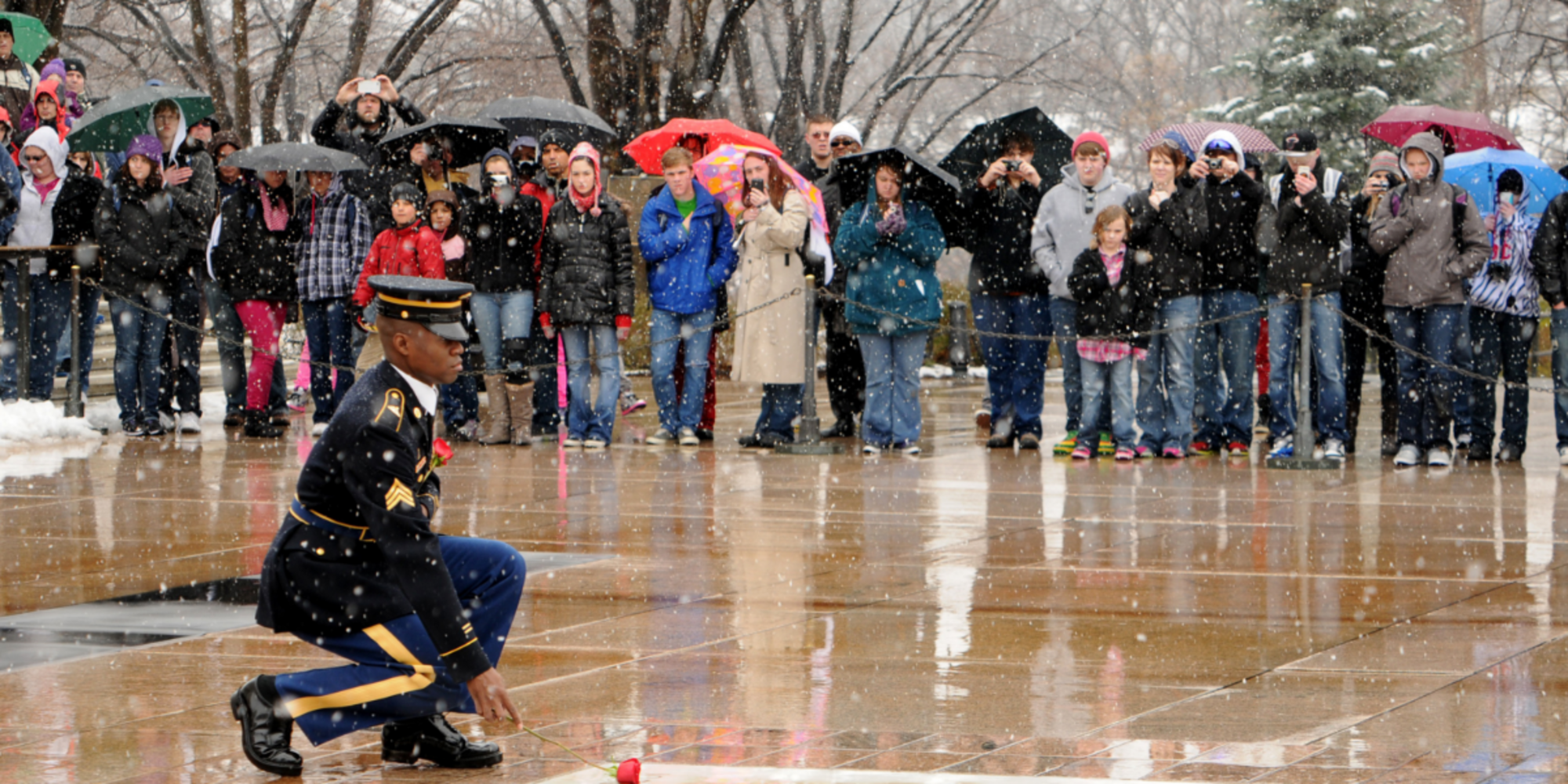 Watch this Sentinel destroy a trespasser at the Tomb of the Unknown ...