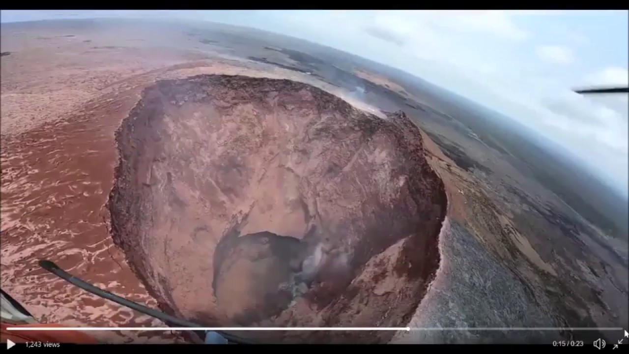 BREAKING!! Kilauea Volcano Crater Completely Collapsed! Lava Still ...