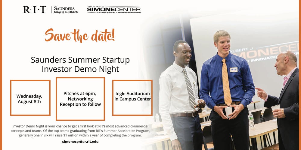 RIT - Saunders Summer Startup Investor Demo Night | RallyPoint
