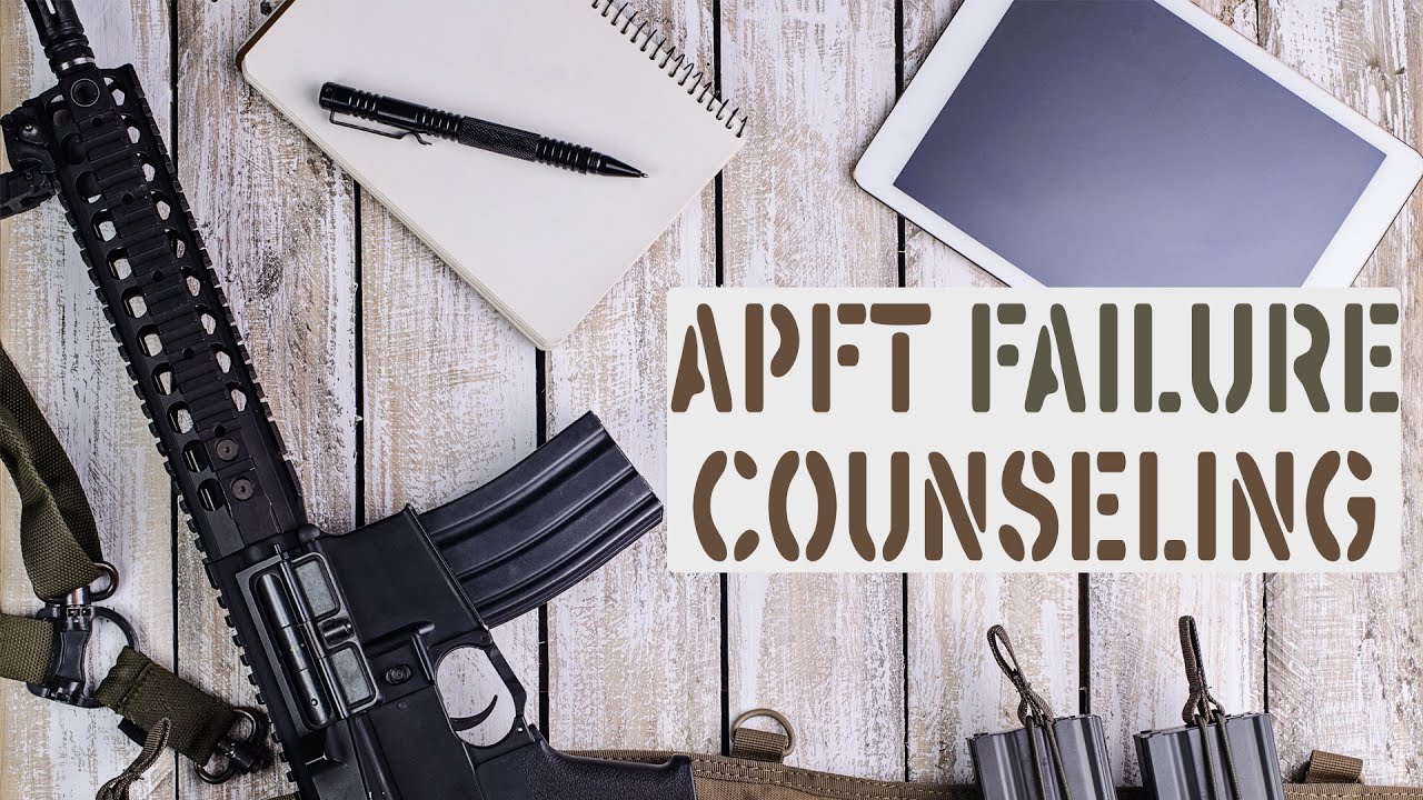 How to complete a APFT Failure Counseling | RallyPoint