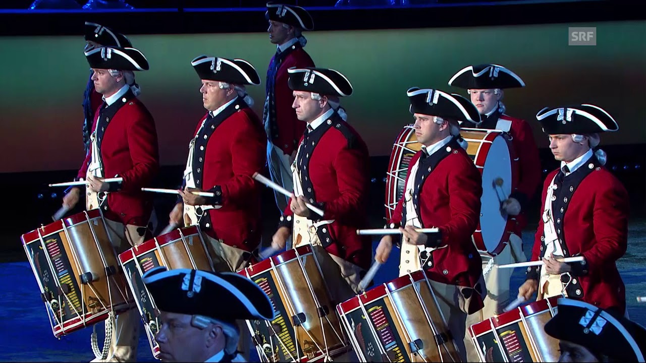 United States Army Old Guard Fife & Drum Corps - USA - Basel Tattoo ...