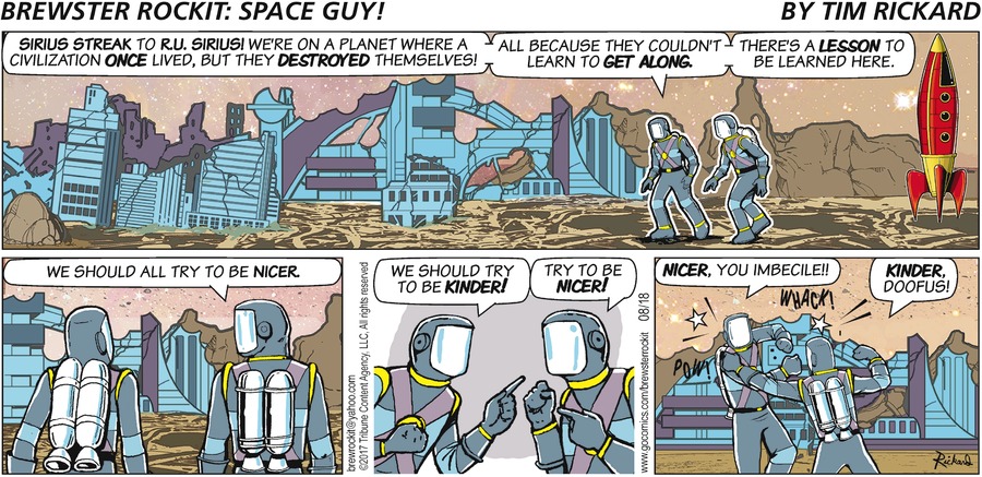 Brewster Rockit by Tim Rickard for August 18, 2019 | GoComics.com ...