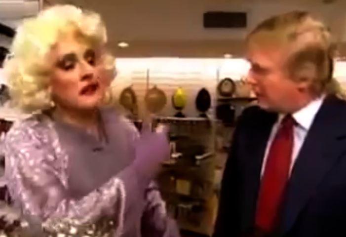 Bizarre video of Rudy Giuliani in drag and Trump kissing his fake ...