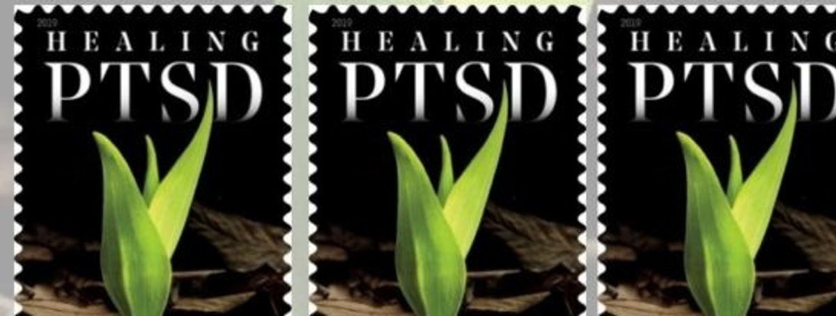 The US Postal Service's new 'Healing PTSD' stamp will raise money for ...