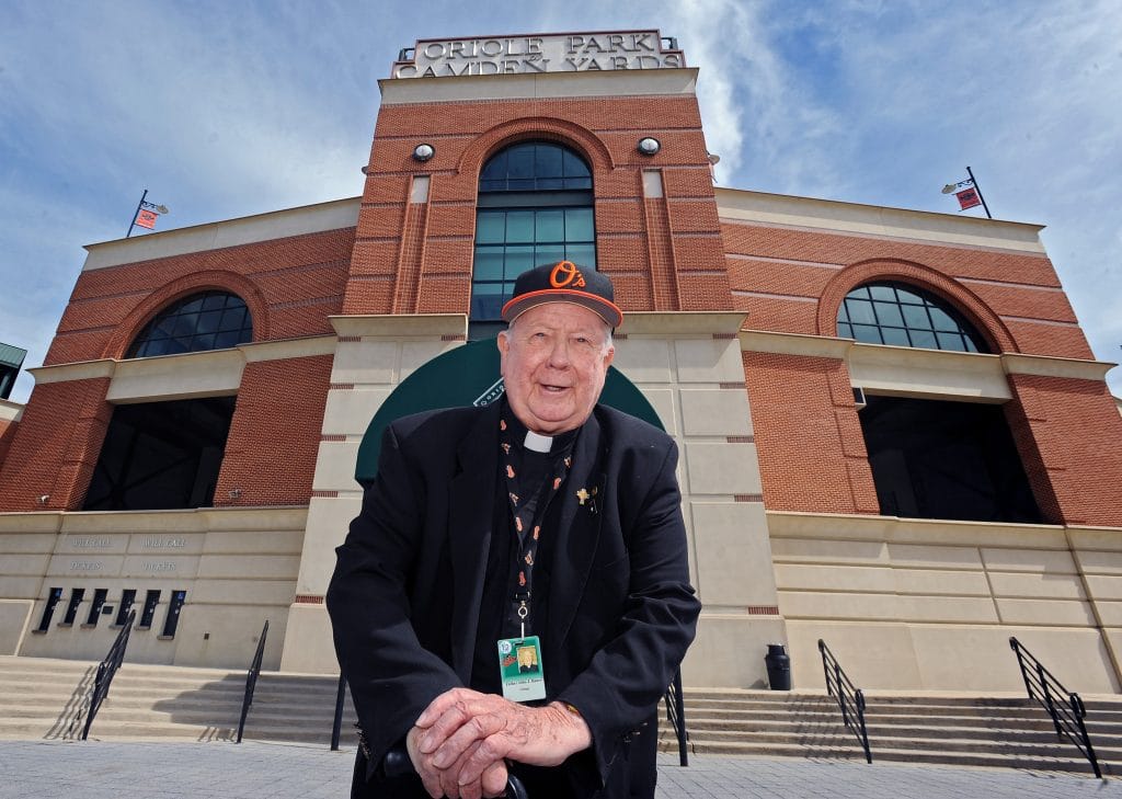 Father John J. Bauer, chaplain in Vietnam and for the Baltimore Orioles ...