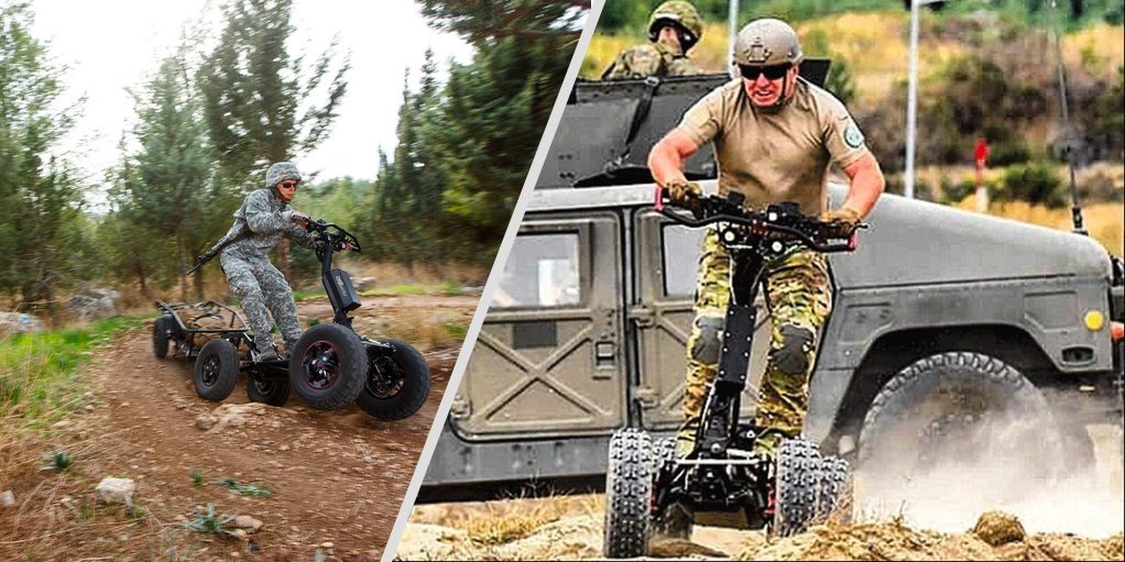 EZRaider all terrain electric scooter being tested by the US Army ...
