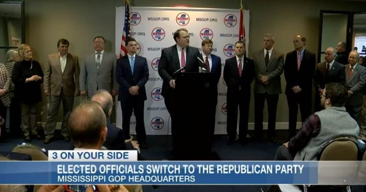 Eight Democrats and Independents in Mississippi Switch Parties to ...