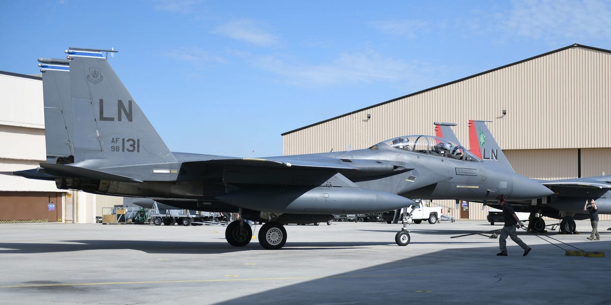 The Air Force raced F-15s across the Atlantic to pull off a tricky ...