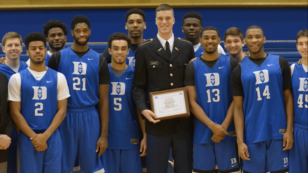 Lt. Marshall Plumlee ditched the NBA for the Army and already leads a ...