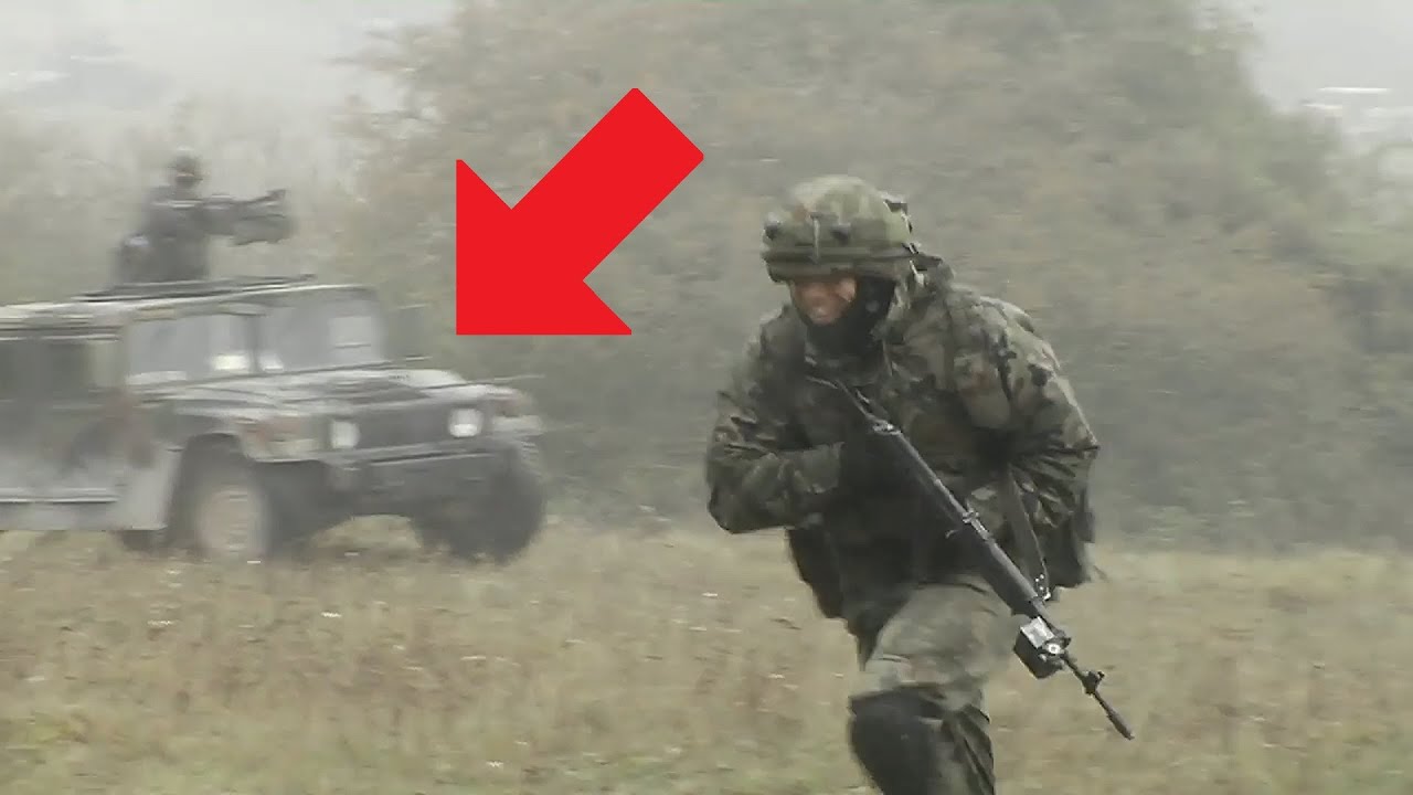 Polish Army Soldiers Chased By US Humvee During Intense Military ...
