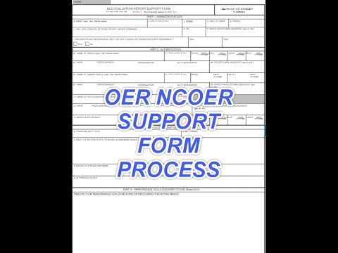 OER and NCOER Support Form Process Explained | RallyPoint