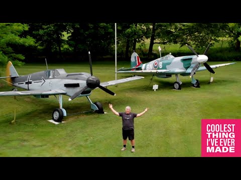 Replica WW2 Planes Built From Recycled Materials - COOLEST THING I'VE ...