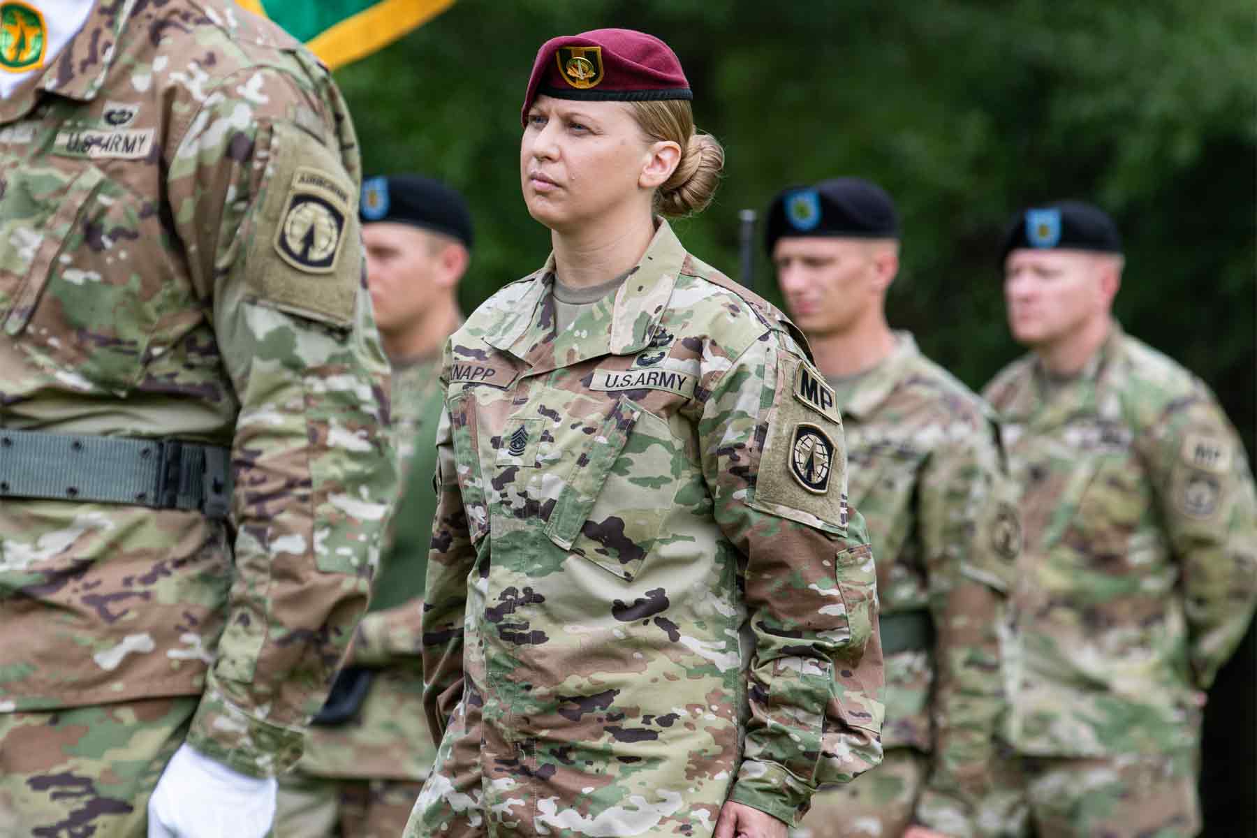 New 101st Airborne Command Sergeant Major Is First Woman in the Role ...