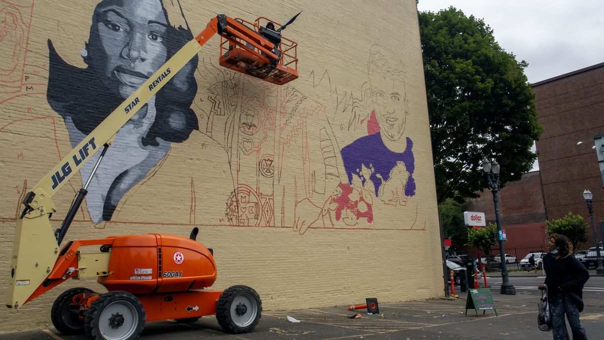 Never Look Away — A three-story-tall mural celebrating LGBTQ icons ...