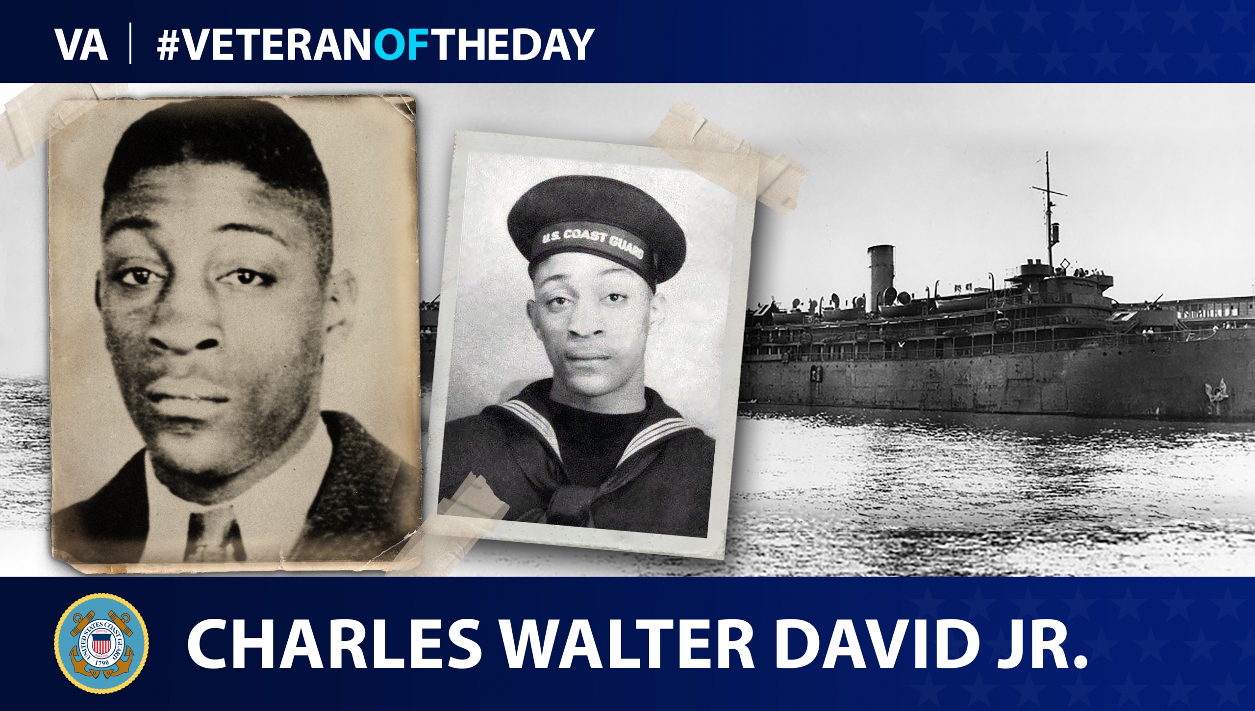 #VeteranOfTheDay Coast Guard Veteran Charles Walter David Jr. - VAntage ...