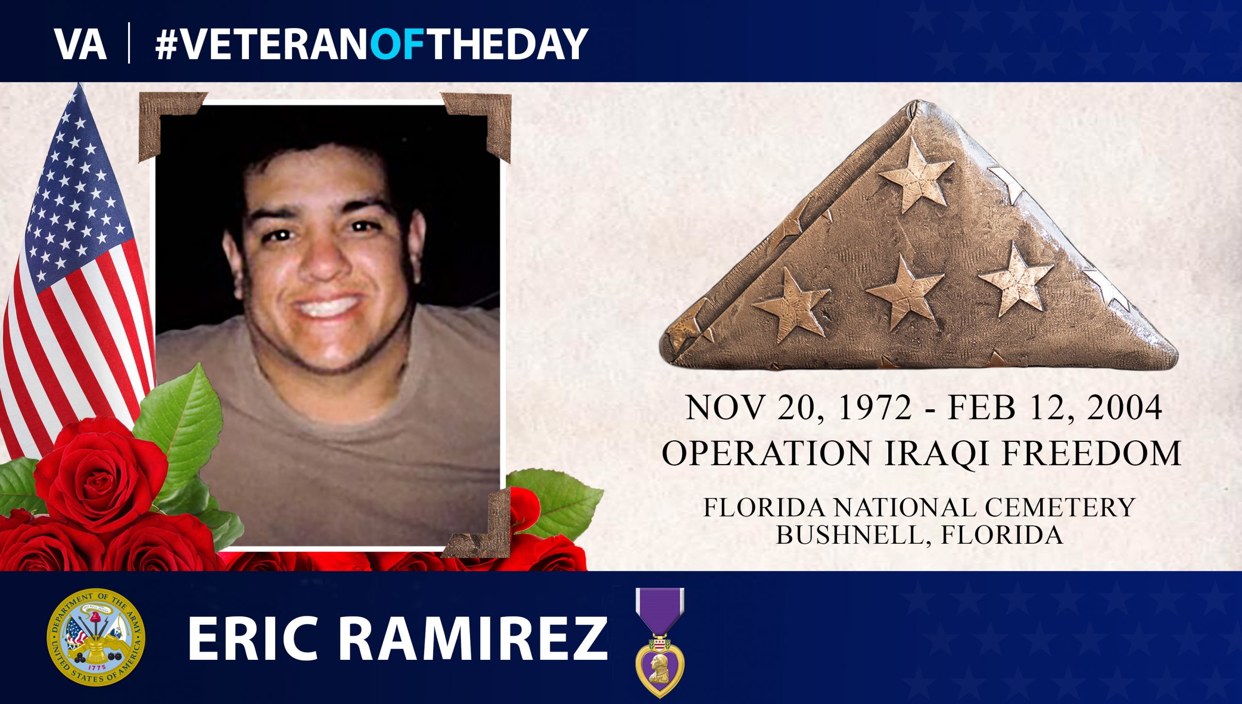 #VeteranOfTheDay National Guard Veteran Eric Ulysses Ramirez - VAntage ...