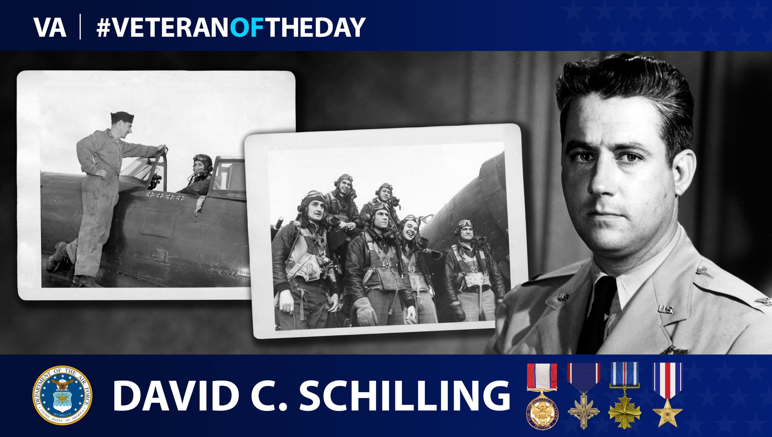 #VeteranOfTheDay U.S. Army Air Corps Veteran David C. Schilling - VA ...
