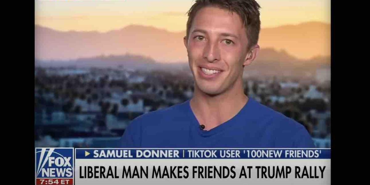 Liberal attends Trump rally, expects 'aggression.' Instead he's treated ...