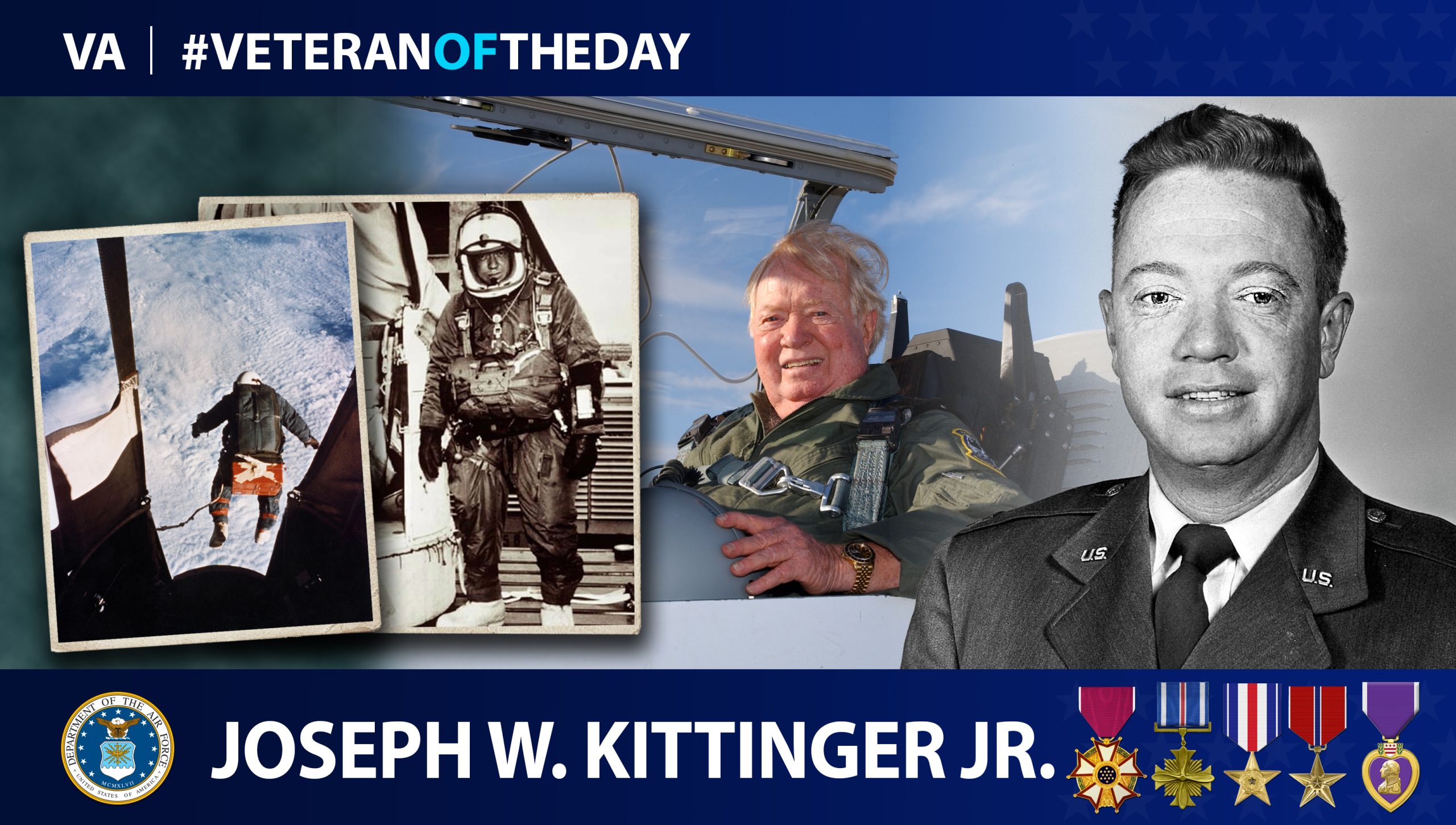 #VeteranOfTheDay Air Force Veteran Joseph W. Kittinger Jr. - VA News ...