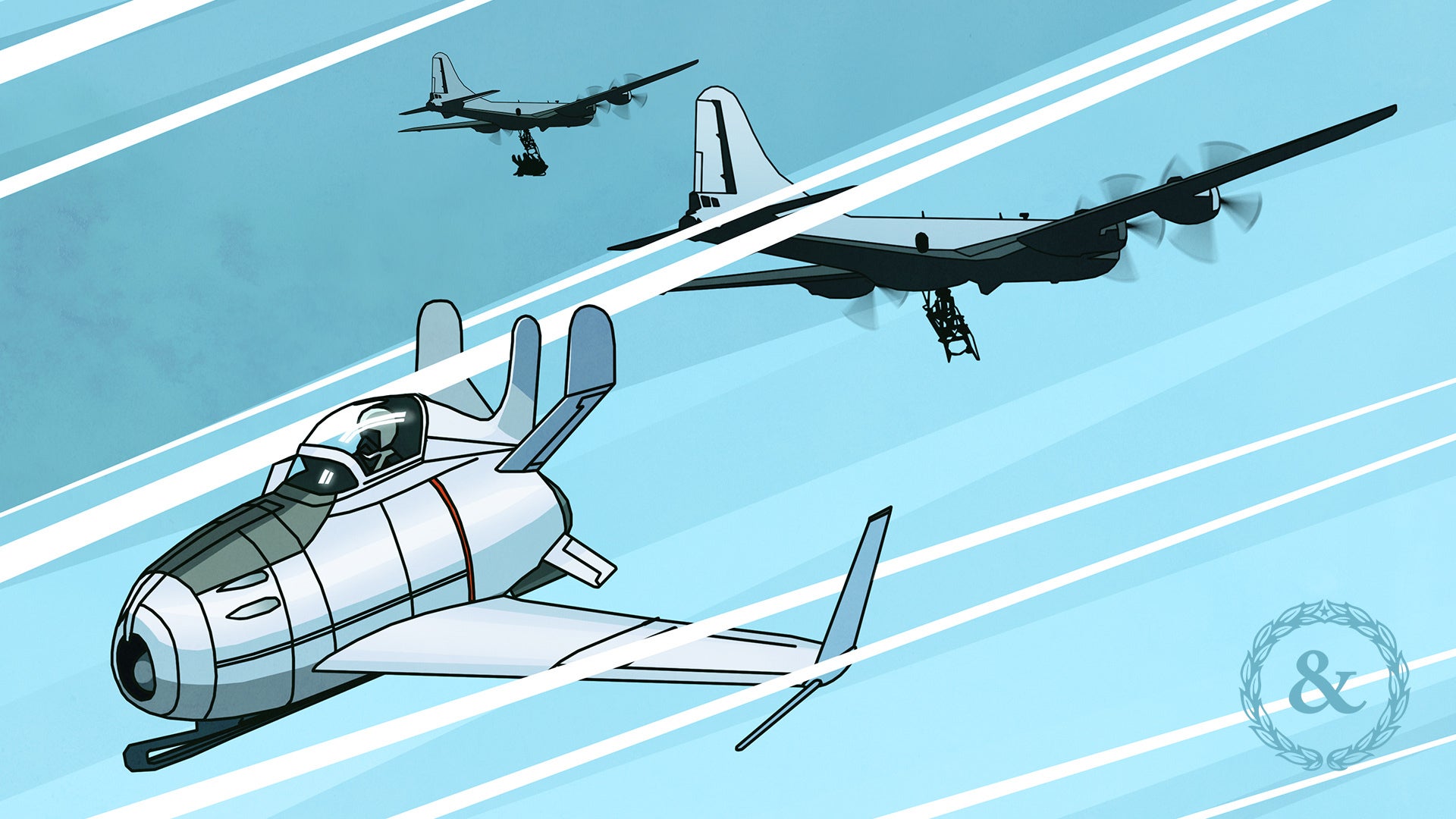 That time the Air Force designed a tiny fighter jet to launch from ...