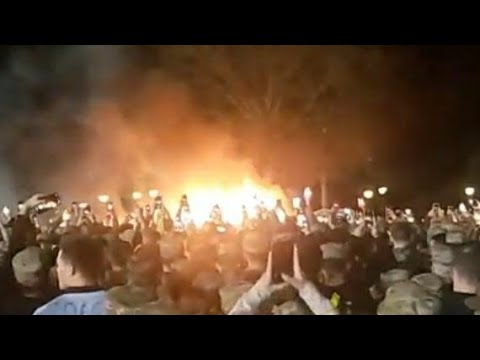 West Point ARMY-Navy Game Pep Rally, Bonfire, Fireworks Live 12- 7-22 ...