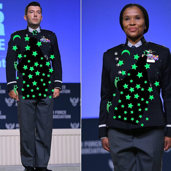 Space Force camo just glow-in-the-dark stick on stars | RallyPoint