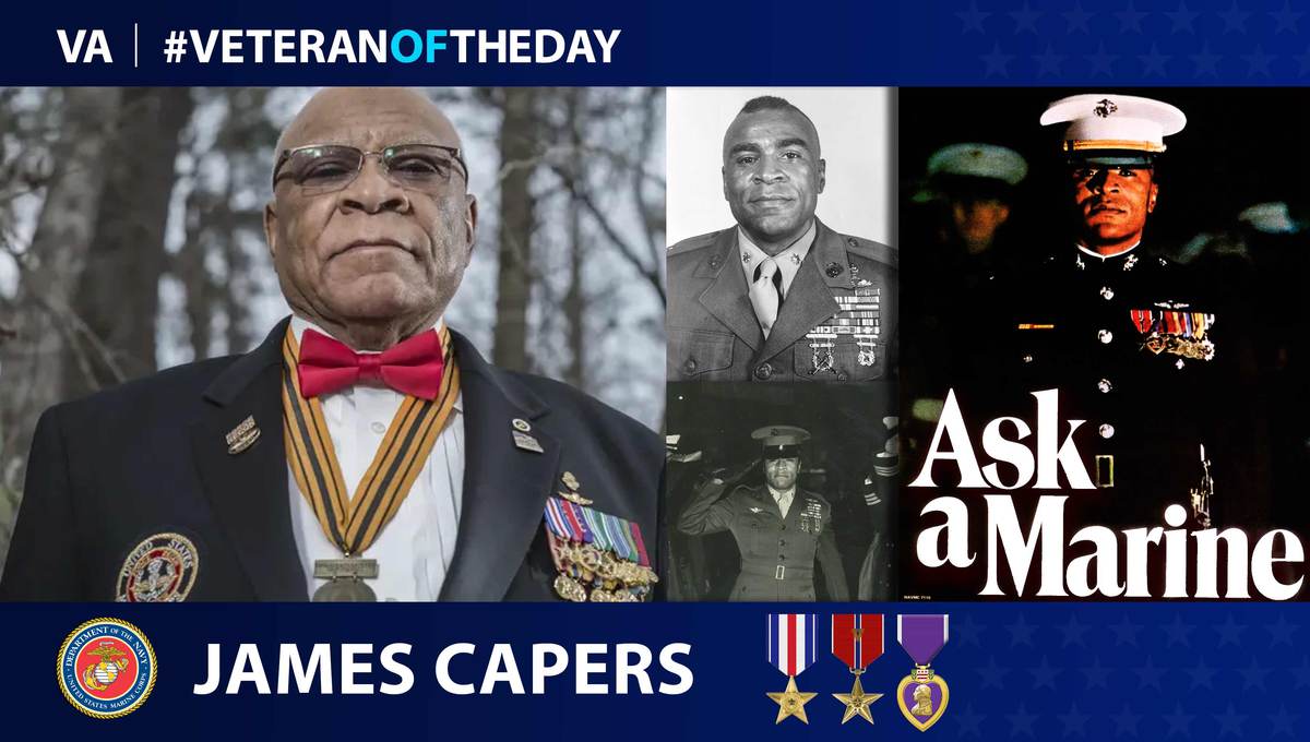 #VeteranOfTheDay Marine Veteran James Capers - VA News | RallyPoint