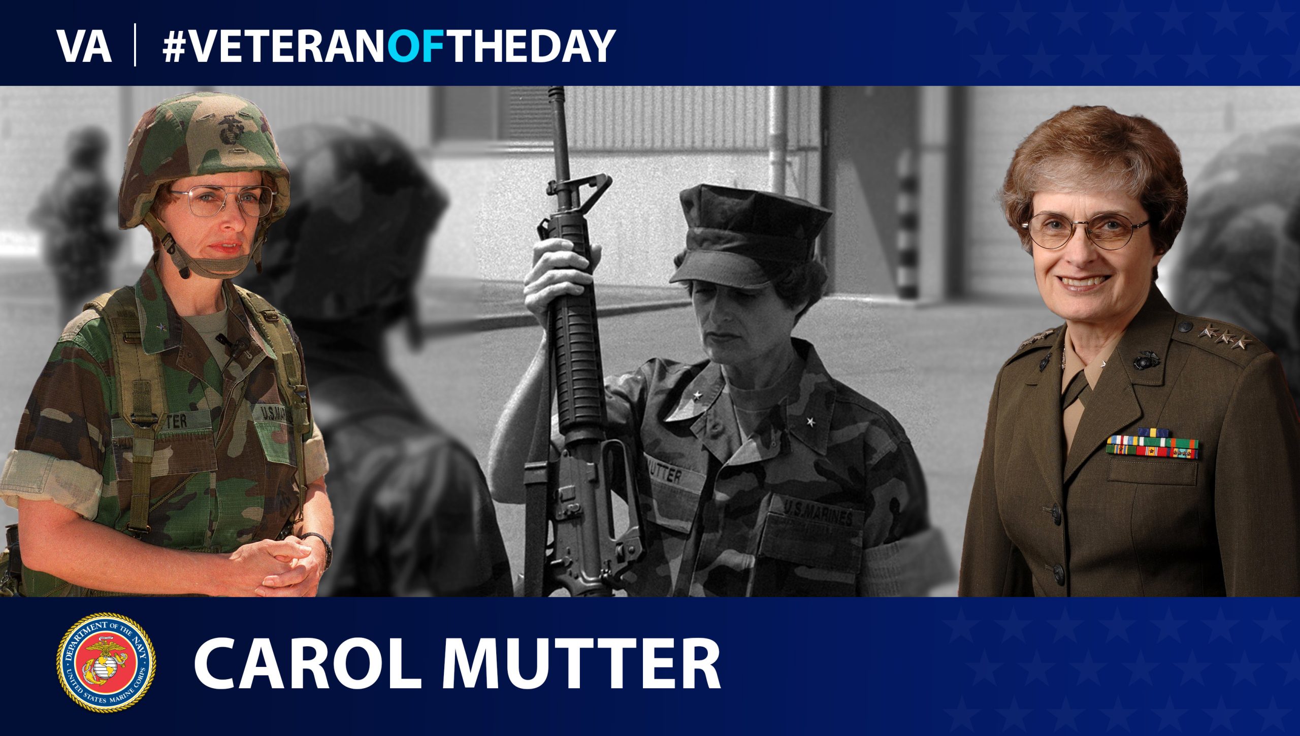 #VeteranOfTheDay Marine Veteran Carol Mutter - VA News | RallyPoint