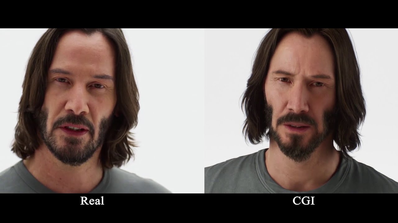 Keanu Reeves Real vs CGI - Unreal Engine 5 | RallyPoint