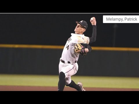 Army Baseball RHP SR 2Lt PAT Melamby at NCAA Tournament Open vs ...