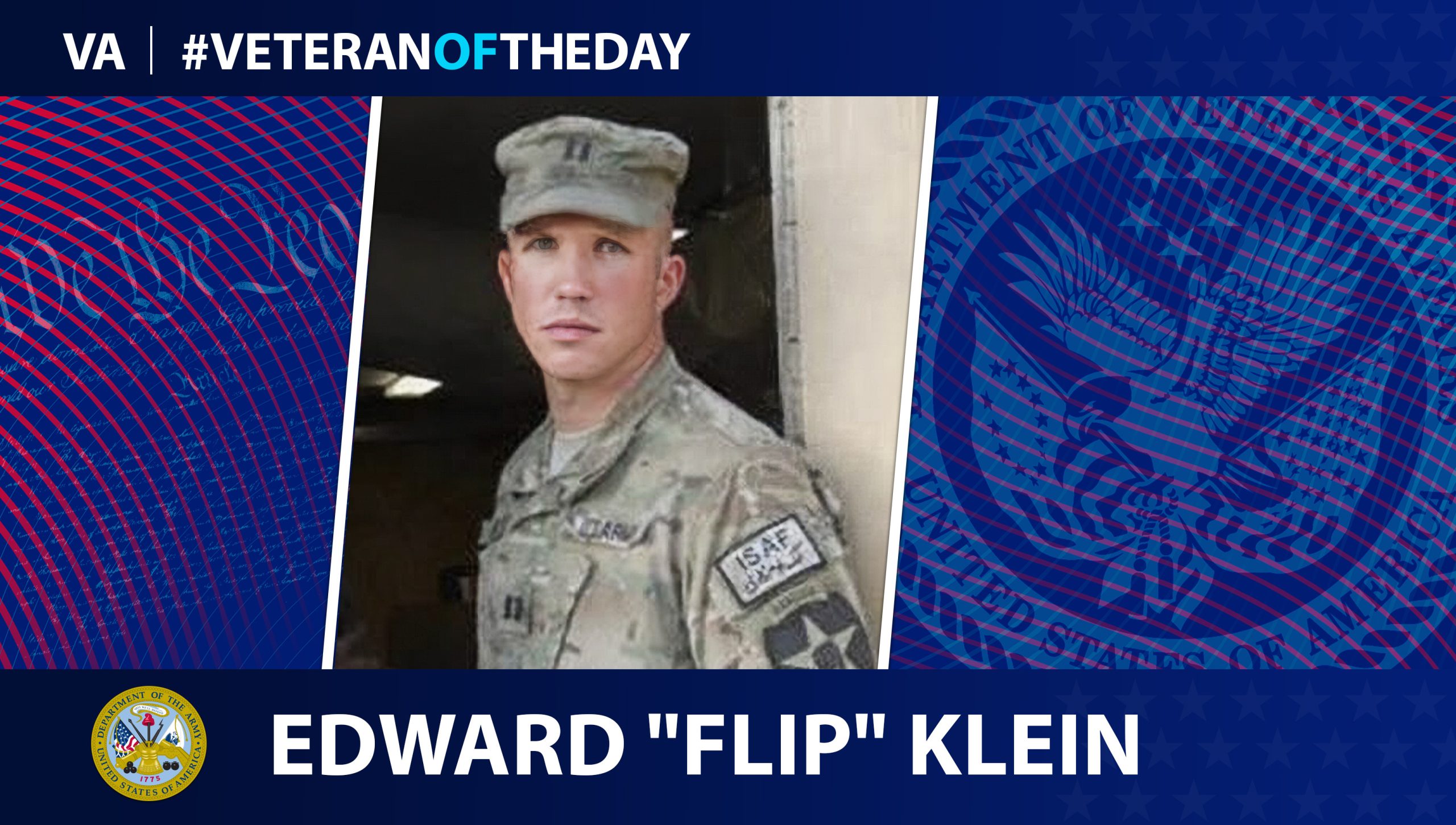 #VeteranOfTheDay Army Veteran Edward Klein - VA News | RallyPoint