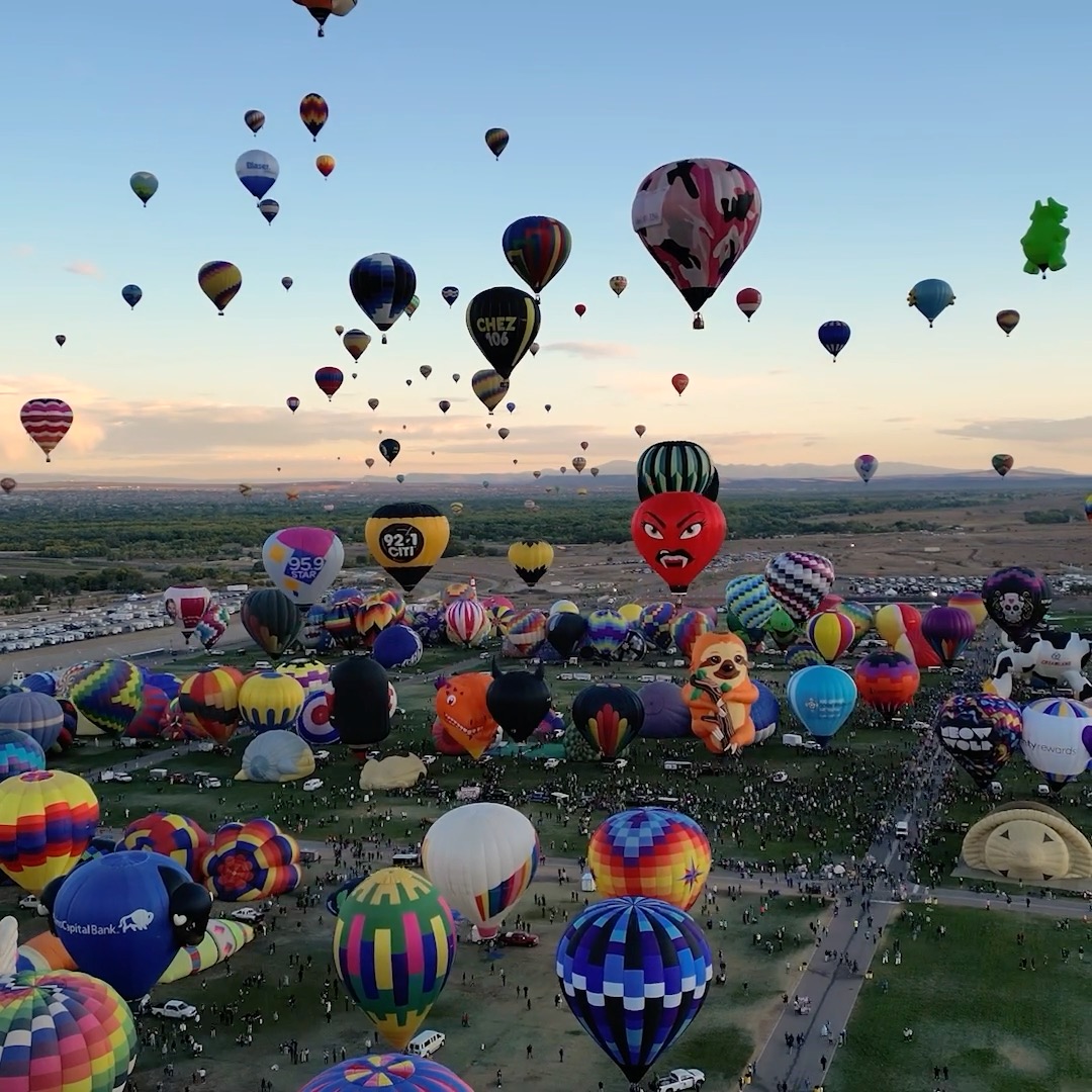 Balloon Fiesta Ascension | A Balloon Fiesta Ascension in 26 seconds? We ...