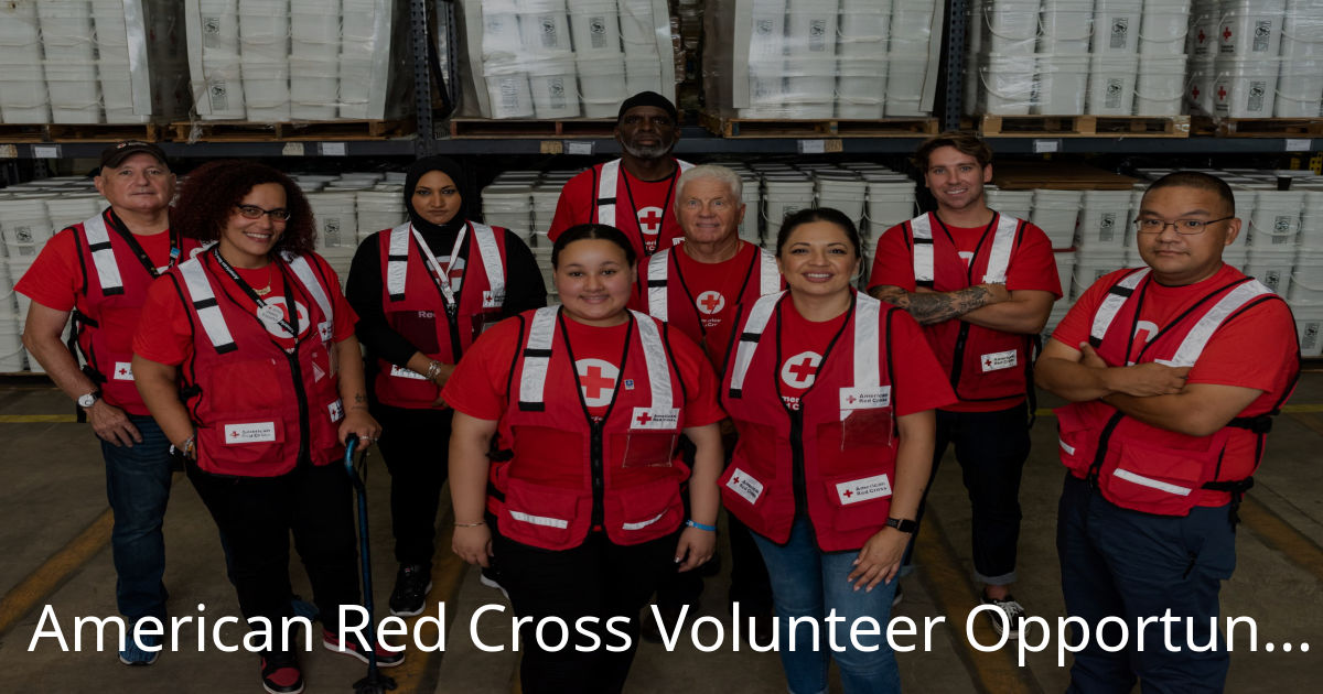 American Red Cross Volunteer Opportunities | RallyPoint