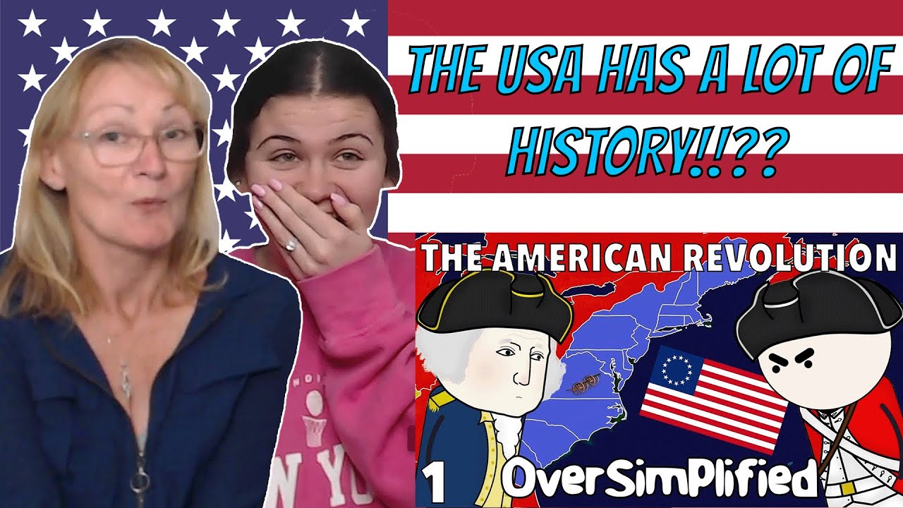 British MUM Reacts to The American Revolution - OverSimplified (Part 1 ...