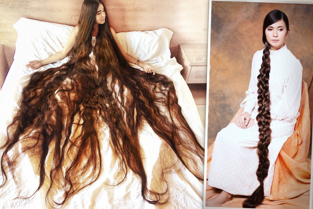 VIDEO: This ‘Rapunzel girl’ has never cut her almost 9-foot hair, says ...