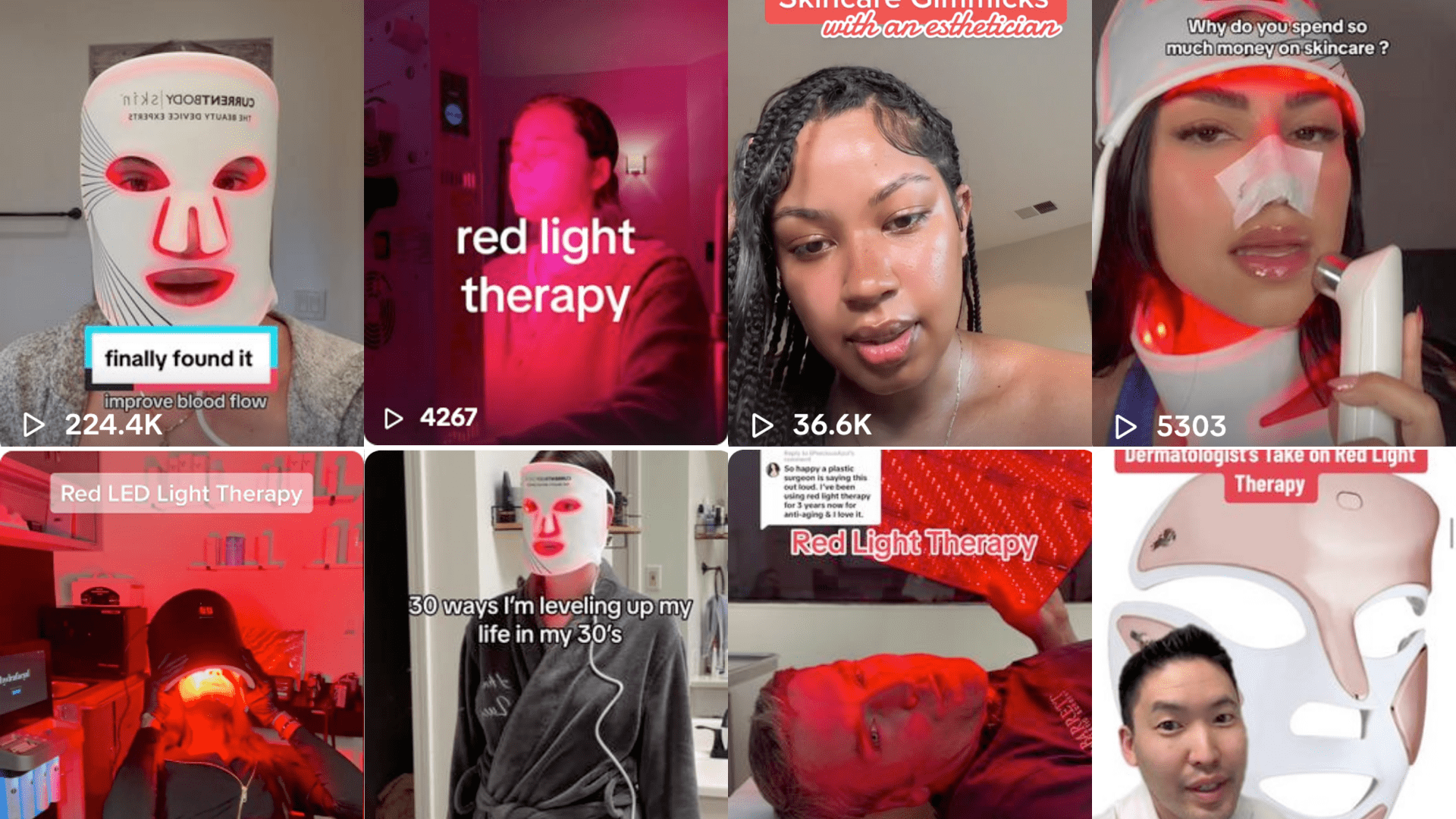 High-tech red light therapy is trending on TikTok and 'all skin types ...