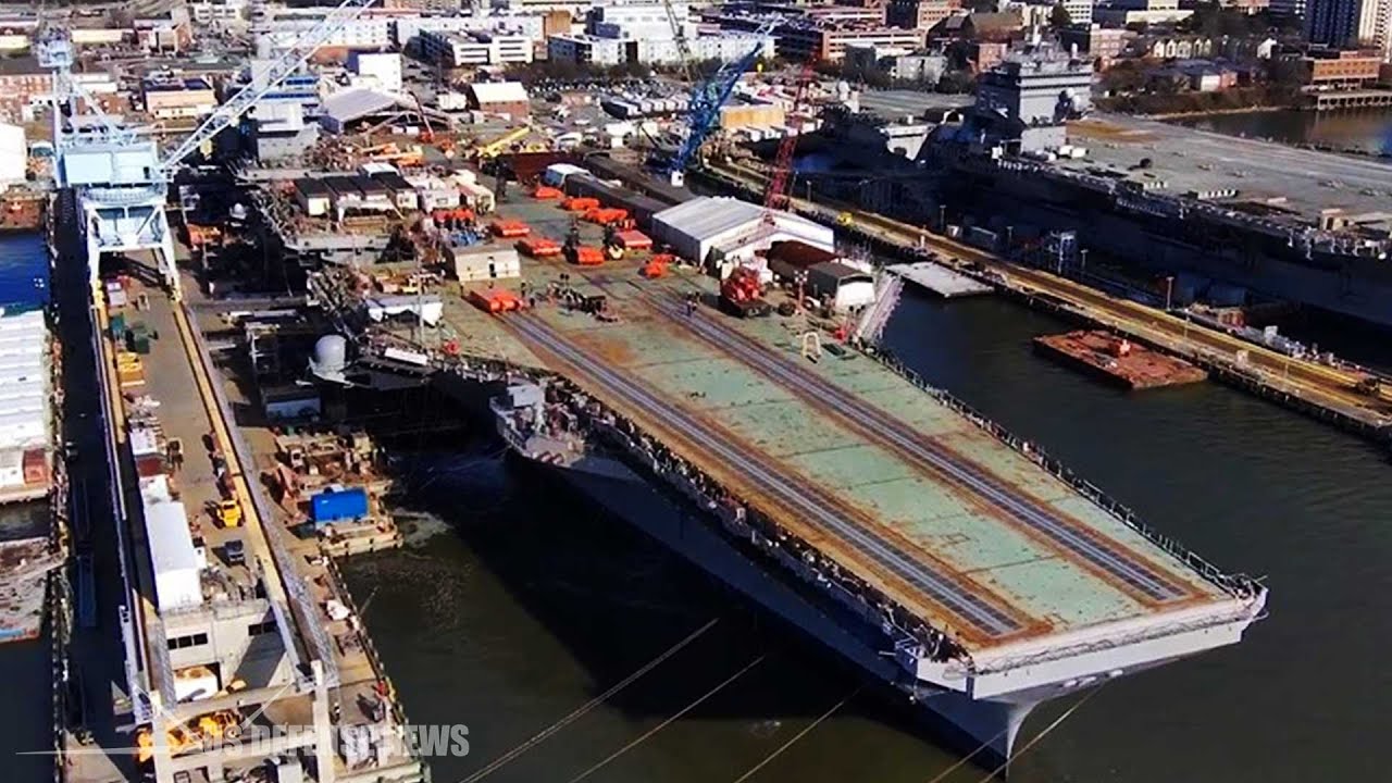 HII Unveils New Video of U.S. Navy's Next Supercarrier USS John F ...