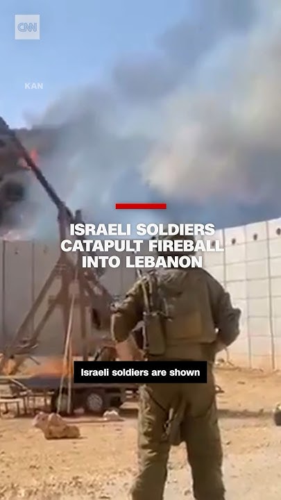 Israeli soldiers catapult fireball into Lebanon | RallyPoint