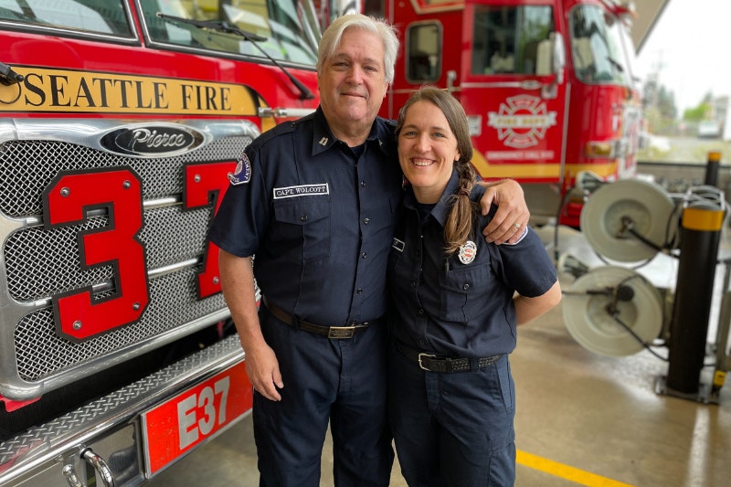 Like father, like daughter, like firefighter. Seattle FD welcomes dad ...