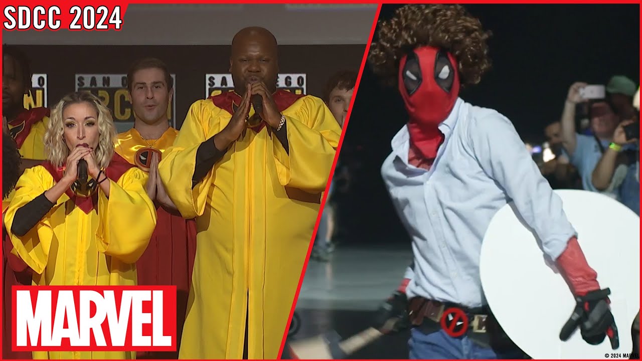 Deadpool Corps Sing Madonna's Like a Prayer | Hall H @ SDCC 2024 ...
