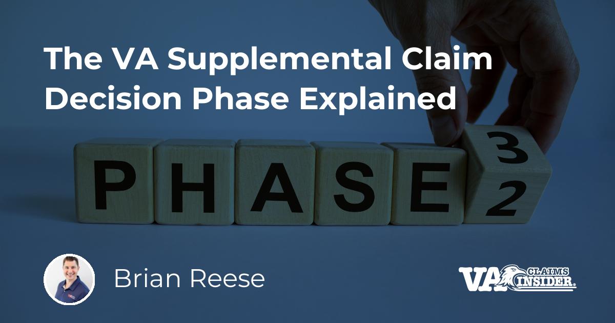 The VA Supplemental Claim Decision Phase Explained | RallyPoint