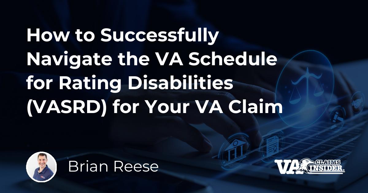 How to Successfully Navigate the VA Schedule for Rating Disabilities ...