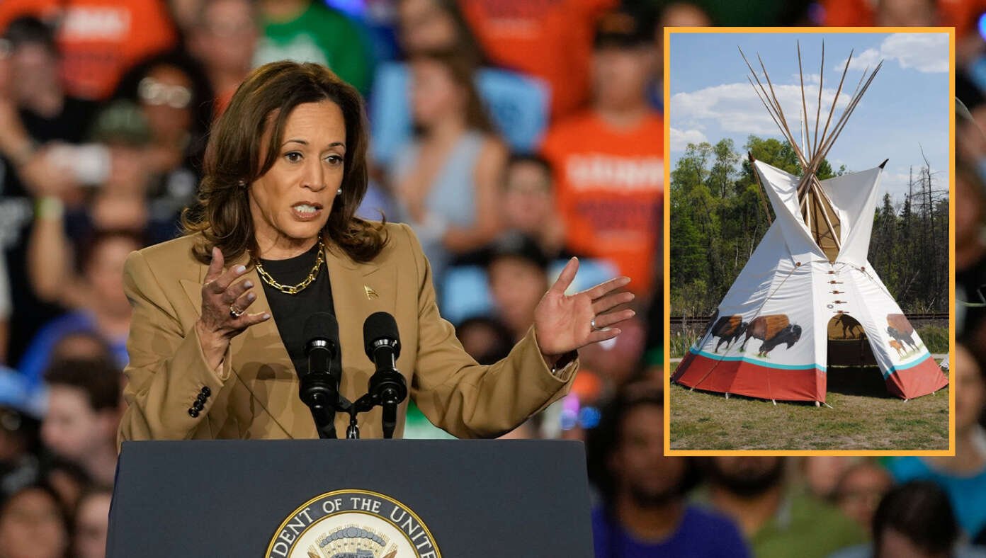 Kamala Courts Indigenous Voters By Telling Crowd She Grew Up In A ...