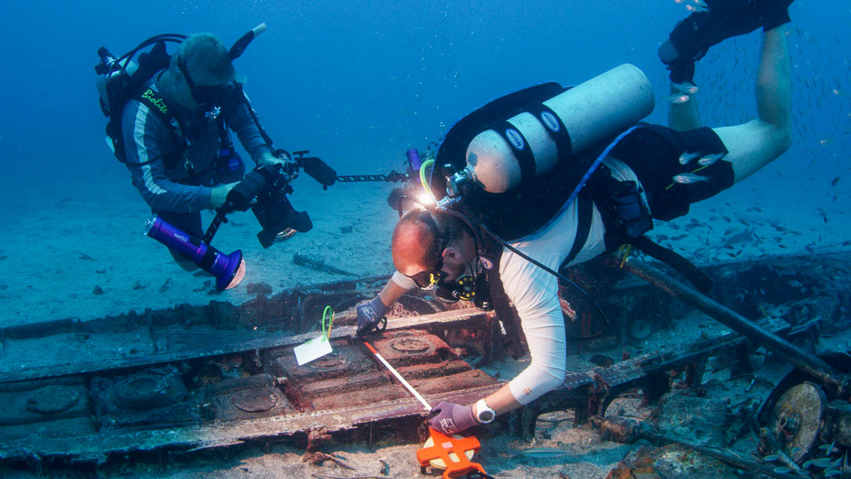 Meet the team helping recover missing U.S. troops from deep underwater ...